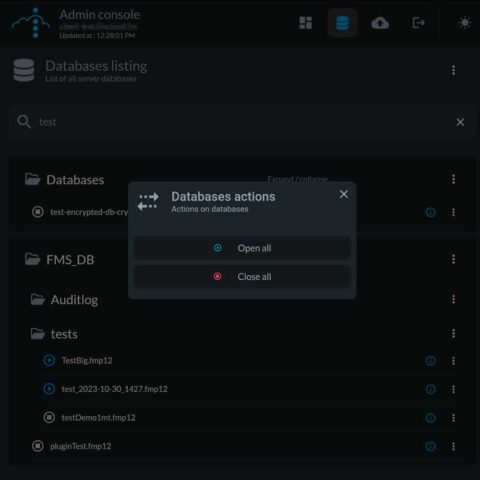 fmcloud.fm Admin Console - fmcloud.fm